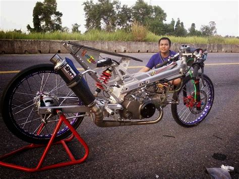 Foto Modifikasi Motor Ninja Tak Drag Version Terbaru Maniak Otomotif