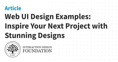 Ixdf Interaction Design Foundation On Linkedin Web Ui Design