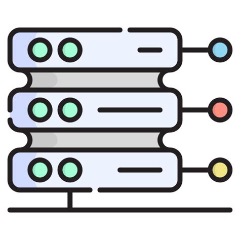 Database Generic Outline Color Icon