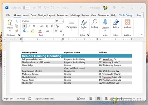 How To Insert An Excel Table Into Word Documents WinBuzzer