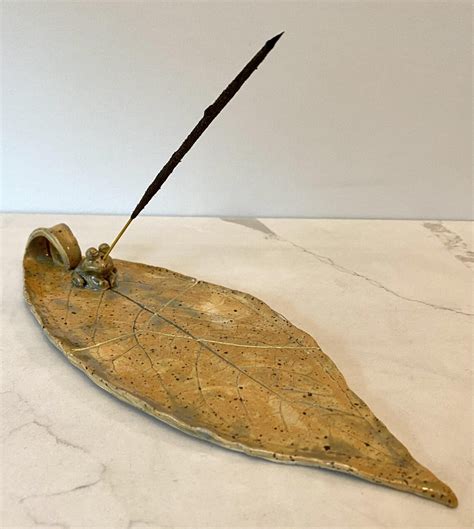 Kintsugi Handmade Leaf Incense Holder Etsy