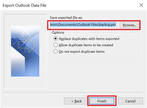 Save Outlook Emails To PST File Format Manually Microsoft Tips