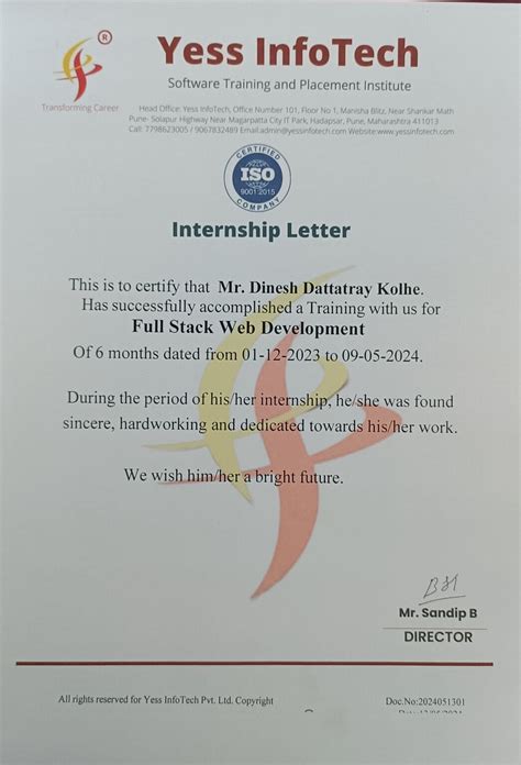 Dinesh Kolhe On Linkedin Fullstackdeveloper Webdevelopment Internshipcomplete
