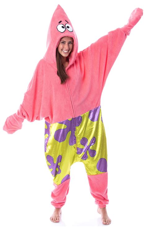 Rubies Unisex Adult Classic Spongebob Patrick Star Comfy Wear Jumpsuit