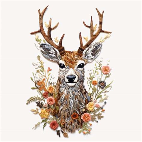 Deer Patch Pi Creative Art Online Art Art Online Art Gallery Interior Designers And
