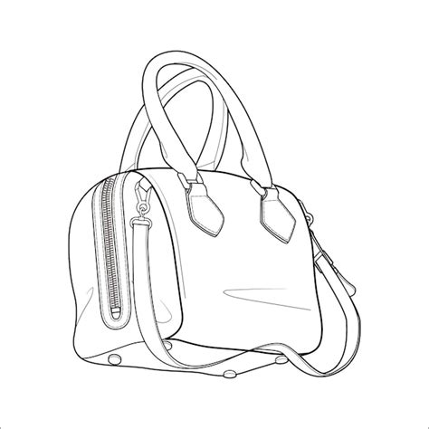 Premium Vector Bag Design Vector Flat Illustration Template