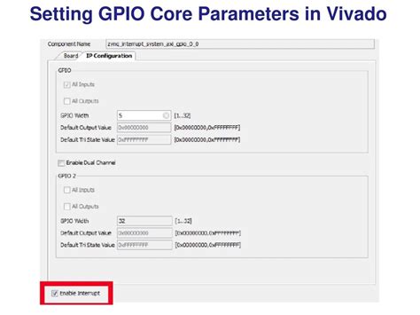 Ppt Introduction To General Purpose Input Output Gpio For Zynq Soc Design Powerpoint