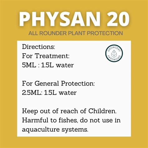 Physan 20 Fungicide 16oz 470ml Free Shipping Furniture And Home Living Gardening Garden