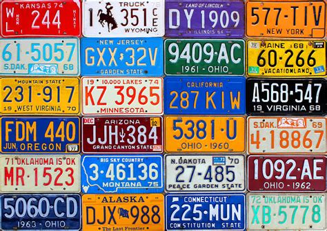 License Plates Of Different States At Erwin Marlatt Blog
