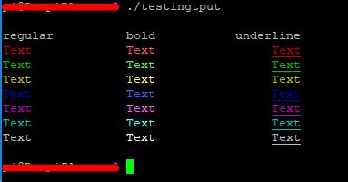 Coloured Bash Output Using Tput Mharwood Web Solutions