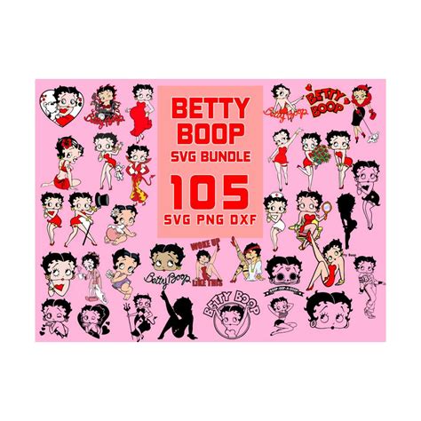 105 Files Betty Boop Svg Bundle Cartoon Svg Betty Boop Svg Inspire Uplift