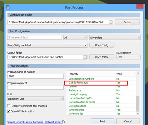 Solved Help With Mach3 Lathe Post Processor Autodesk Community