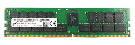 Pamięć Ram 1x 32gb Micron Ecc Registered Ddr4 2rx4 2666mhz Pc4 21300