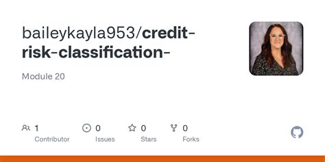 Github Baileykayla953credit Risk Classification Module 20