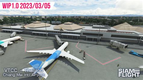 [devdiary] Vtcc Cnx Chiang Mai Intl Airport Msfs Siamflight