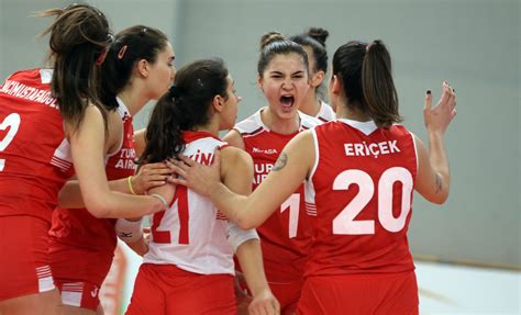 U17 Kadın Voleybol Milli Takımımız Avrupa Şampiyonasına Galibiyetle