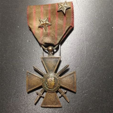 N BELLE MÉDAILLE militaire croix de guerre french medal EUR PicClick FR