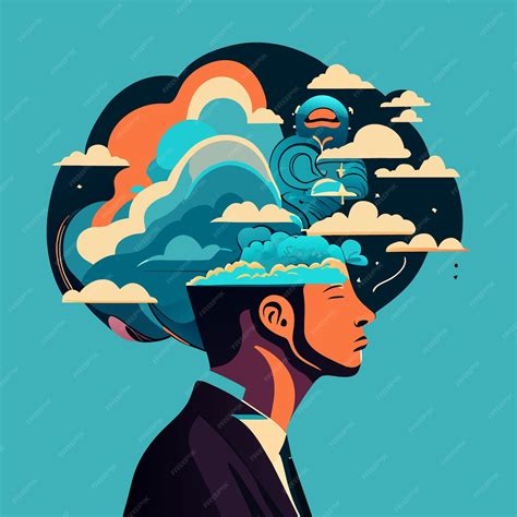 Premium Vector Art Of Dreams Vector Illustration Cartoon