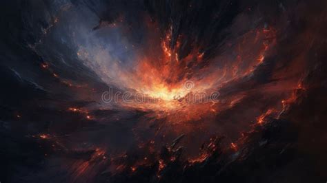 Galaxy In Space Beauty Of Universe Black Hole Neural Network Ai
