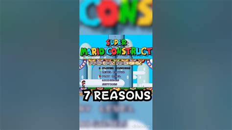 Why You Should Play This Mario Fan Game Super Mario Construct Shorts