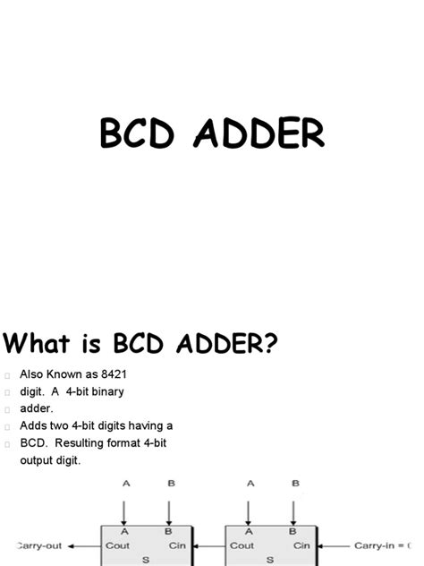 Bcd Added Pdf Binary Coded Decimal Mathematical Notation