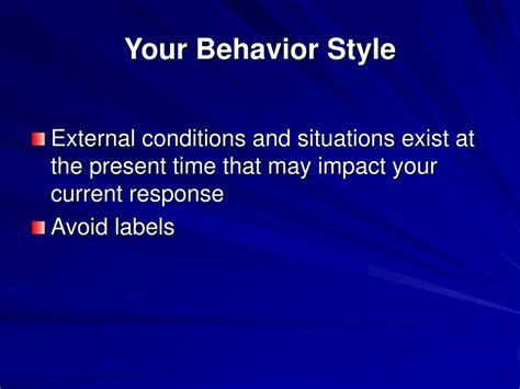 Ppt Balanced Leadership The Impact Of Behavior Styles Powerpoint