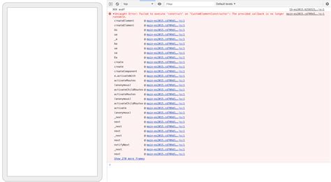 Bug Failed To Execute Construct On Customelementconstructor Issue Ionic Team