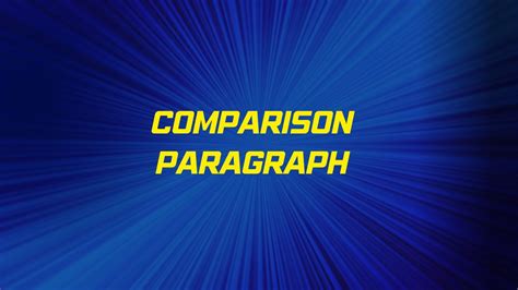 Comparison Paragraph বাংলা অর্থ সহ সহজ ভাষায় কয়েক পড়াতেই মুখস্ত হবে অব্যয় মিডিয়া