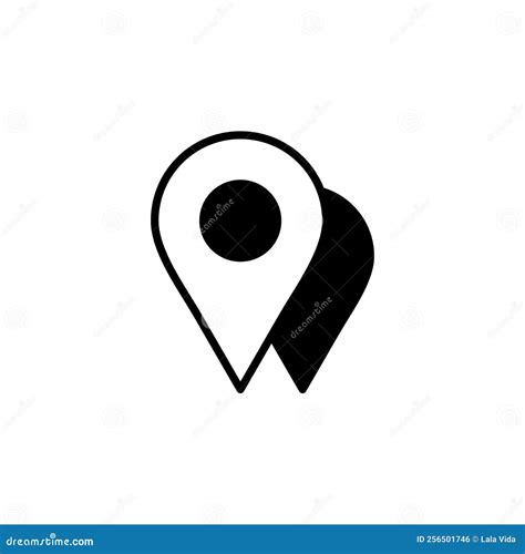 Gps Map Navigation Direction Icon Vector Illustration Logo Template Suitable For Many