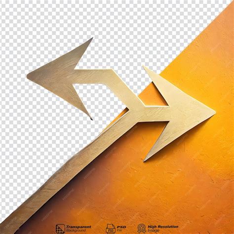 Premium Psd Reverse Directional Arrows Icon Symbol Isolated On