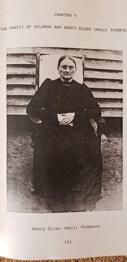 Nancy Ellen Ball Thompson 1841 1920 Mémorial Find A Grave