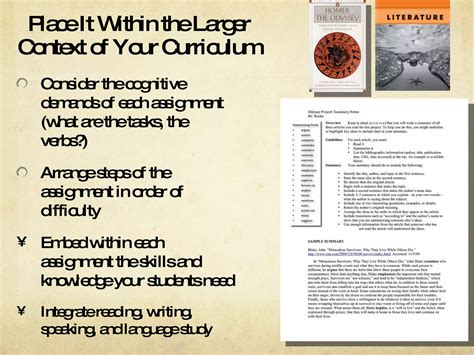 Designing Effective Writing Assignments Ppt