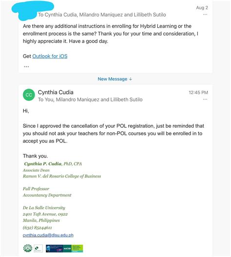 Gotten A Reply From The Assoc Dean Of Cob What Did They Meant In The