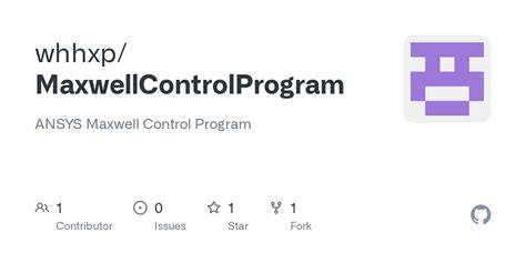 Github Whhxpmaxwellcontrolprogram Ansys Maxwell Control Program