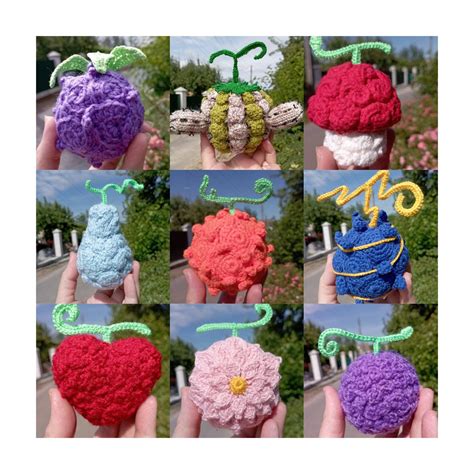 Trafalgar Law Devil Fruit One Piece Devil Fruit Anime Fruit Art One Piece Crochet Replica