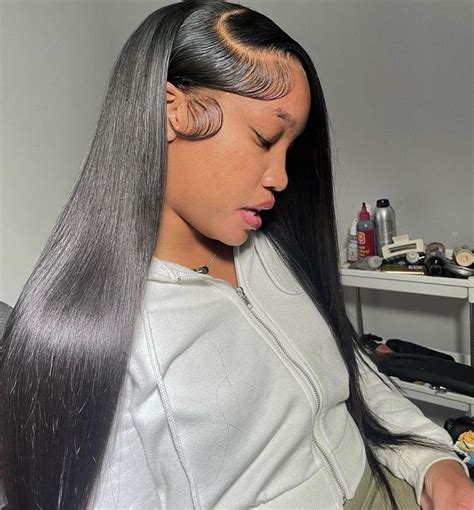 Pin By Lo On Glow Up Straight Hairstyles Hair Styles Human Hair Wigs