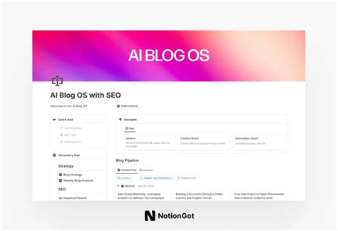 Notion Ai Powered Tools Templates Best Notion Templates For