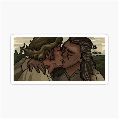 The Kiss Our Flag Means Death Stede And Ed Sticker For Sale By Clay