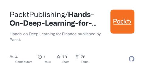Github Packtpublishinghands On Deep Learning For Finance Hands On