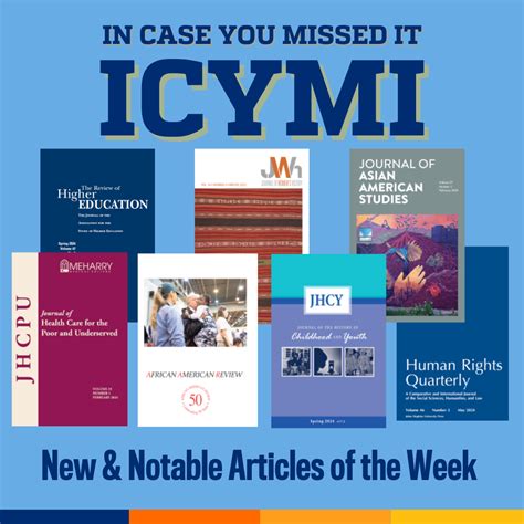 Icymi New And Notable Articles 3 June 2024 Hopkins Press