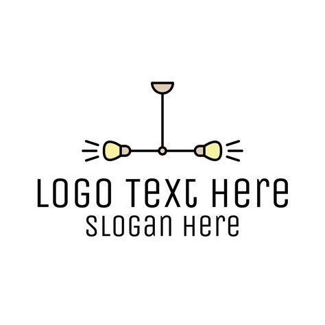 Symmetrical Lighting Fixture Logo Brandcrowd Logo Maker