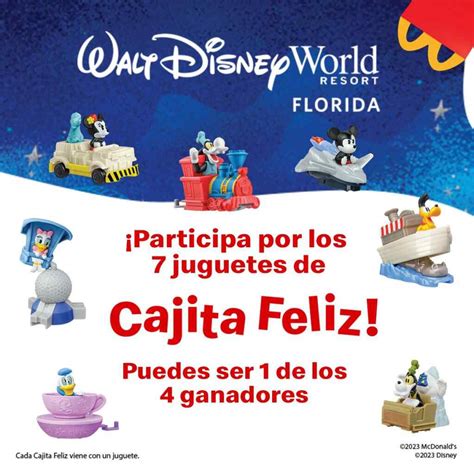 Concurso McDonalds Cajita Feliz Gana la colección de juguetes Walt
