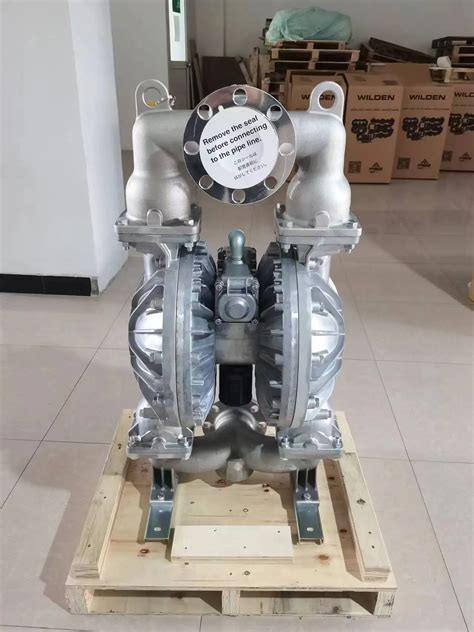 Air Operated Double Pneumatic Diaphragm Pump Ndp 80ban With Stainless Steel Shell And Ptfe