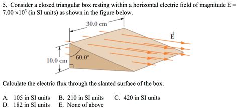 Solved Consider A Closed Triangular Box Resting Within A Chegg
