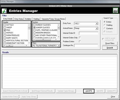 Add An Entry Showbiz Help