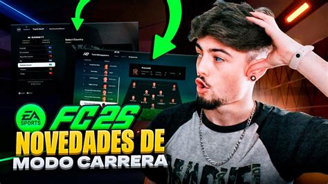 Asi Es El Nuevo Modo Carrera De Fc 25 Todas Las Novedades Youtube