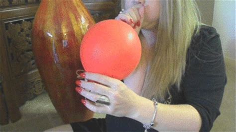 Balloon Blowing Popping Mov Ashley Devyne The Fetish Maven Clips Sale