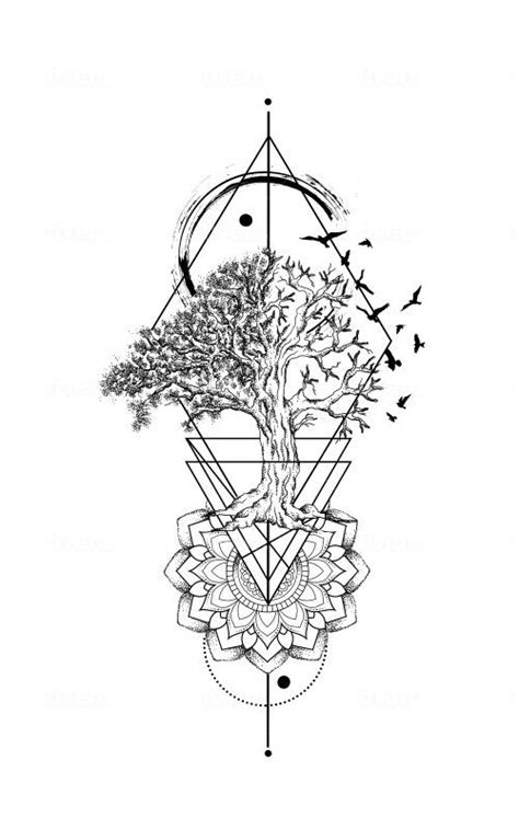 Waspzola I Will Make Geometric Tattoo Design In My Style For 50 On
