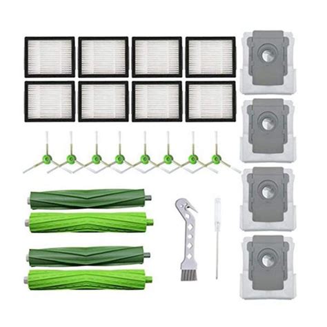 Filtro Hepa Bolsa De Polvo Rollo De Cepillo Para Irobot Roomba I7 E5