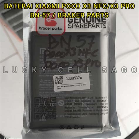 Jual Baterai Xiaomi Poco X Nfc X Pro Bn Original Brader Parts Shopee Indonesia